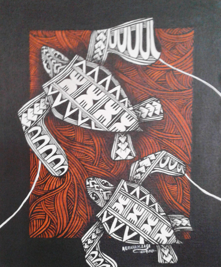 Turtle – Painting for Sale (Fiji Arts Council – Matalia Art Gallery ...